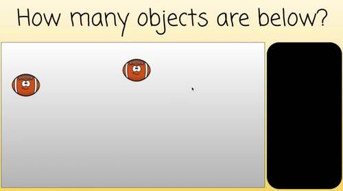 Counting 1-10 Scattered Objects Sports Themed Digital Flash Cards