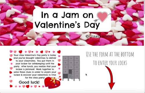 DIGITAL Valentine's Day Escape Room by Kathryn Craun - Teaching Between ...