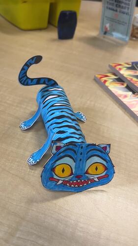 K-Pop Demon Hunters Inspired Derpy Cat Cardboard Tube Craft | TPT