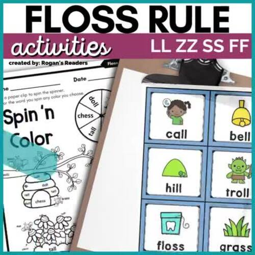 Double Final Consonants Center Activities and No-Prep Worksheets ...