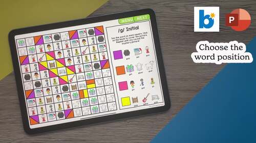 Color By Speech - Spring Theme Bundle - Articulation Game - Boom PPT Print