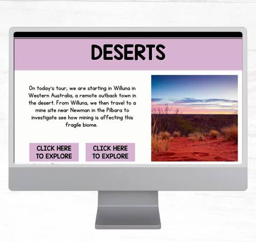 Year 9 Geography | Australia's Biomes | Google Earth™ Virtual Tour