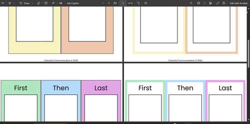 First Then Visual Schedule | Visual Schedule Autism, ADHD | Following ...