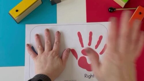 Left Hand Right Hand Printable Pattern Cards | Pre-Reading Piano