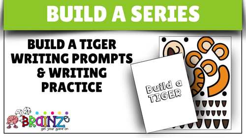 Build a Tiger Craft | Animal Cut & Paste Jungle-Themed Activity | T is ...