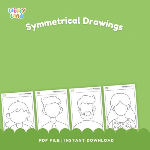 Blank Faces Drawing Pages | Printable Download, Preschool, Kindergarten ...