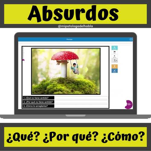 Absurdos ¿Qué? ¿Por qué? ¿Cómo? Absurdities Spanish Boom Cards | TpT