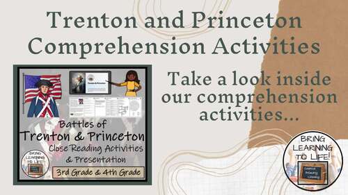 Battles of Trenton & Princeton Close Reading Comprehension | 3rd–4th Grade