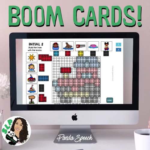 Let's Build Articulation Trains BOOM Cards: Later Sounds by Panda Speech
