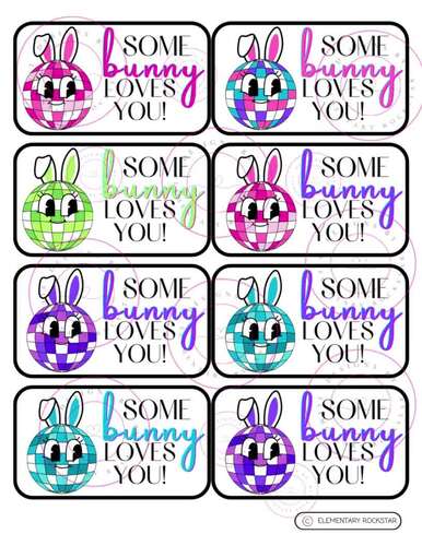 Springtime Easter Gift Tags/ Snack Toppers (Easter or Spring) (Testing ...