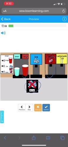 Boom Cards- Fulfilling Drink Orders: A Functional Vocation Activity