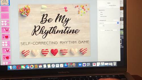 Valentine's Day Digital Music Rhythm Game by Little House Lessons LLC