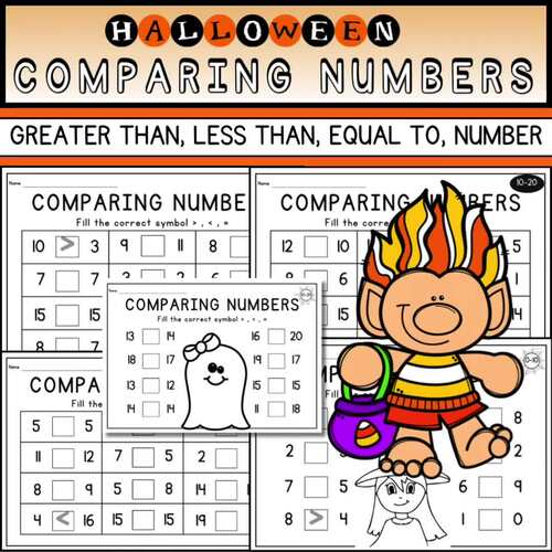 Greater than Less Than Equal To Comparing Numbers Worksheets ...