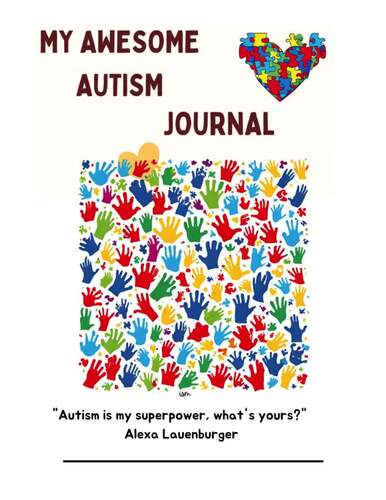My Awesome Autism Journal with Positive Inspirational Quotes | TPT