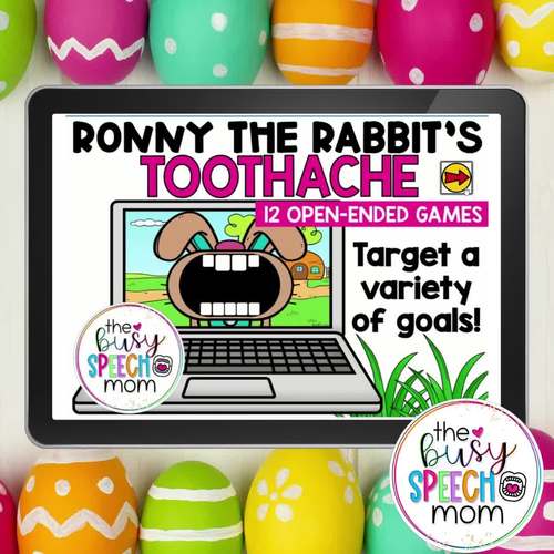 Speech Therapy Easter BOOM Cards for Open-Ended Games for Articulation ...