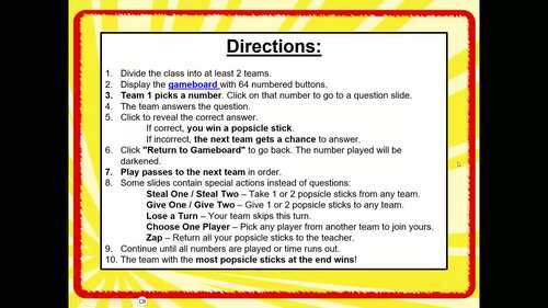 Counting Atoms ZAP Whole Class game for PowerPoint by JayZee | TPT