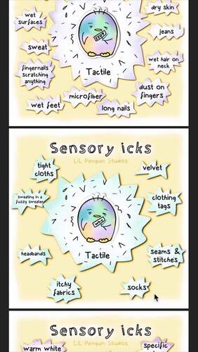 Sensory Issues Bulletin Board & Worksheets | Autism Support, OT, SPED ...