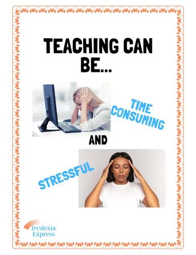 Customized Comprehensive Teacher Planner and Data Tracker by Dyslexia ...