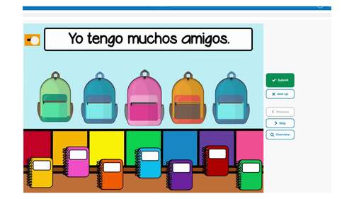 Contar palabras 3 Digital Task Cards | Boom Cards™-Conciencia fonologica