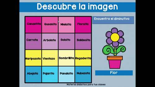 Juego de Aumentativos y Diminutivos | PowerPoint | TpT