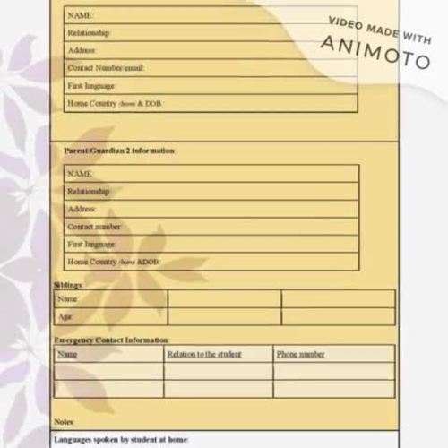 ESL STUDENT FACT SHEET - ELL by Crista's Printables | TPT