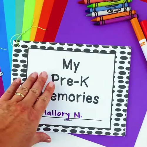 End of the Year Activities My Pre-K Memory Book | TPT