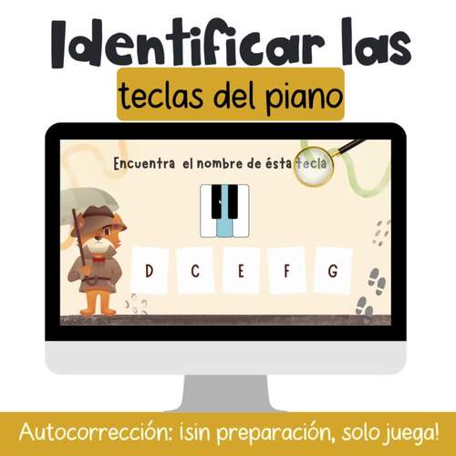 Detective del Piano – Juego Interactivo para Aprender las Teclas Do–Si