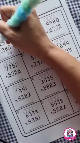 4-Digit Addition | Comprehensive Practice with and without Regrouping