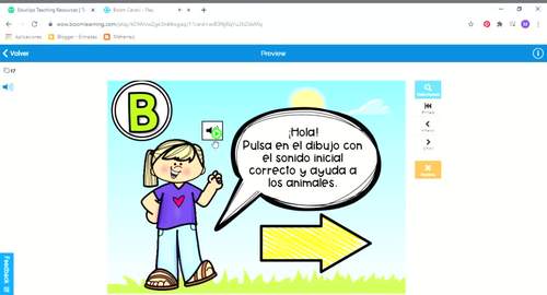BOOM CARDS ALFABETO: Sonidos iniciales y letras | Alphabet in Spanish