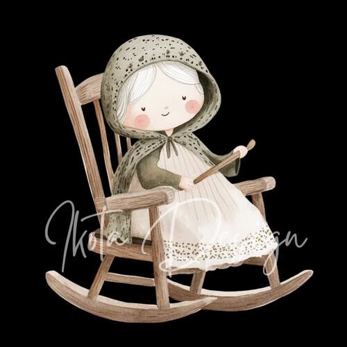 Granny's Wonderful Chair Classic Children Story Book Clipart by Ikota ...