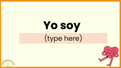 All About Me Todo Sobre Mi Spanish and English Google Slides Activity