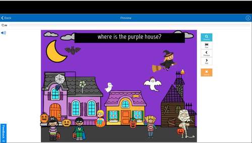Halloween Scavenger Hunt and WH Question Scene Town Boom Cards™ | TPT