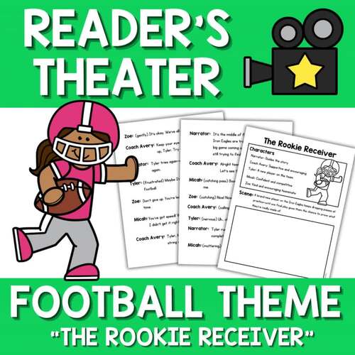 Football Reading Activity | Readers Theater Skit Play | Fun Small ...