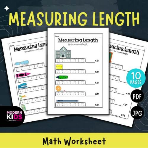 Measurement Worksheet for Autism Kids by ModernKids LearningPress