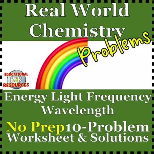 wavelength frequency energy problems