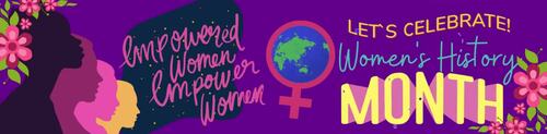 Women's History Month Animated BANNERS | VIRTUAL HEADERS | GOOGLE CLASSROOM