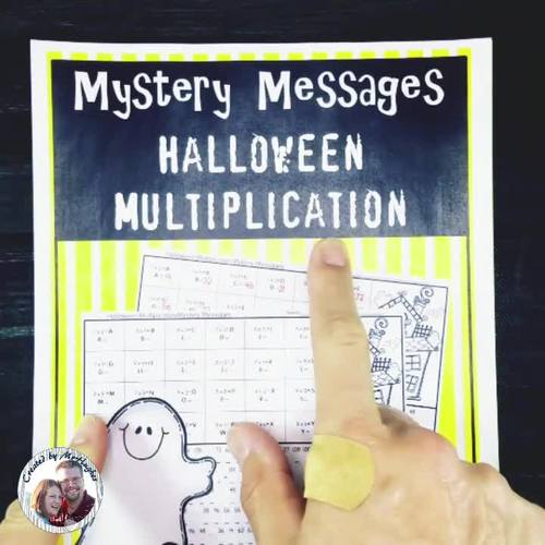 Math Mystery Messages | Multiplication Facts | Basic Fact Practice ...