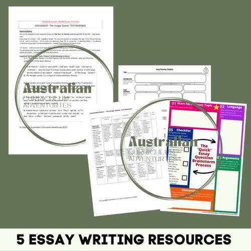 The Hunger Games Essay Writing Unit - Assessment - Rubrics - Printables