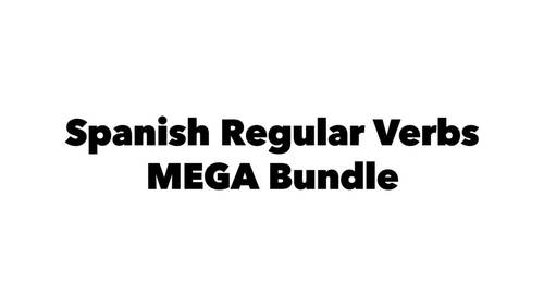 Spanish Regular Verbs MEGA Bundle by World Language Classroom | TpT