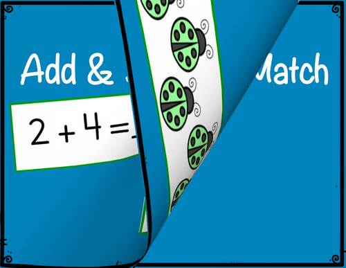 Ladybug Addition & Subtraction 0-10 Number Sentence Match | TPT