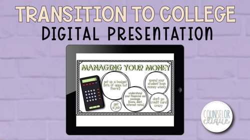 Transition to College Digital Presentation for High School Students