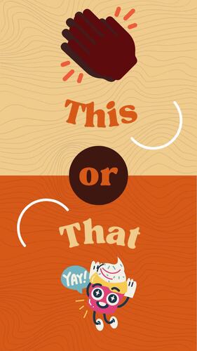 This or That Game Super Fun by Maria Kays | TPT