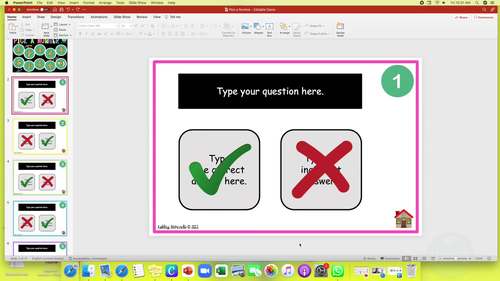 Pick a Number Interactive Game - Editable by Red Apple Studio | TPT