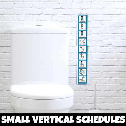 Toilet Potty Training Visuals with Schedules Charts and Social Skills ...