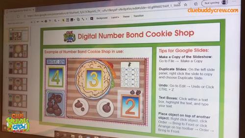 Digital Number Bond Cookie Shop | Distance Learning | TPT