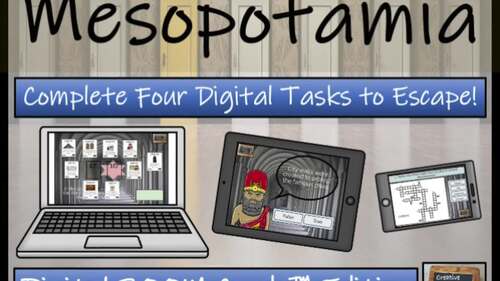 Ancient Mesopotamia BOOM Cards™ Digital Escape Room Activity | TPT