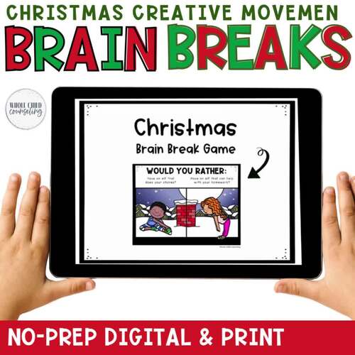Would You Rather Christmas Kids Yoga Pose Cards and Game for Creative ...
