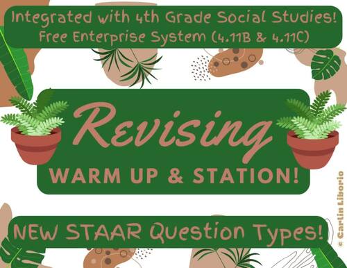 4th Gr. REVISING Warm Ups & Stations-Science & S.S.-7-week BUNDLE ...