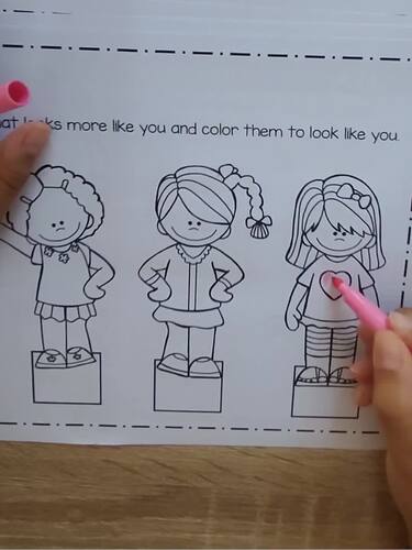 All About me Diorama Triorama Craft Back to School by The Indian Lion