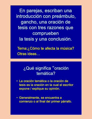 How to Write an Essay in Spanish No-Prep Lesson Plans and Curriculum
